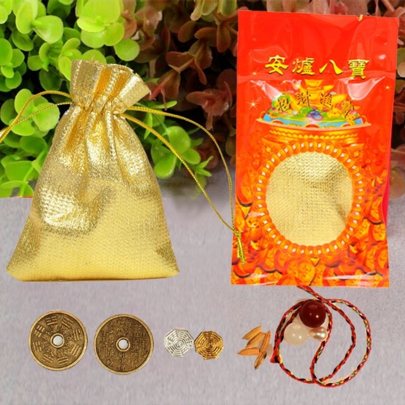 Jual Chinese Feng Shui Pat Po/Ba Bao An Lu Kantong Emas | Shopee Indonesia
