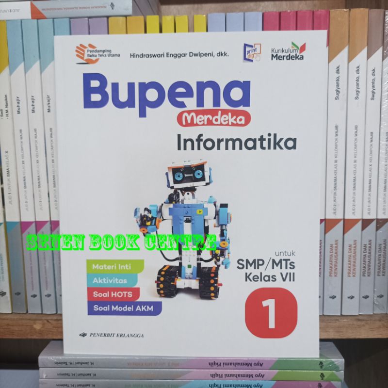 Jual Buku Bupena Informatika Kelas 1/VII 7 SMP Erlangga Kurikulum Merdeka | Shopee Indonesia