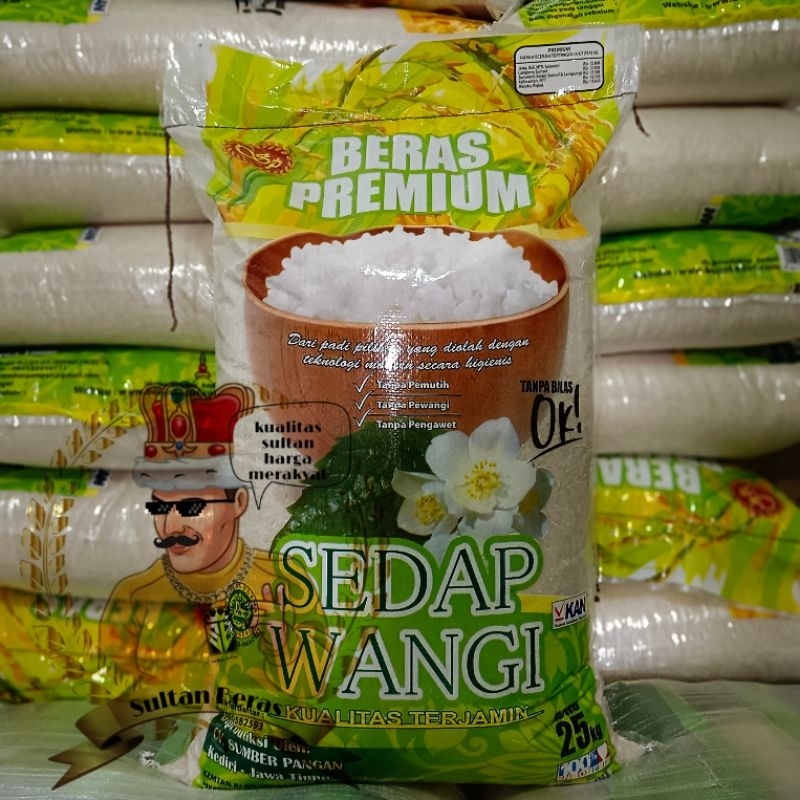 Jual Beras Premium Sedap Wangi 25Kg | Shopee Indonesia