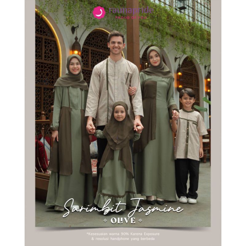 Jual TERBARU BUSANA MUSLIM GAMIS REMAJA 2023 JASMINE OLIVE By ...