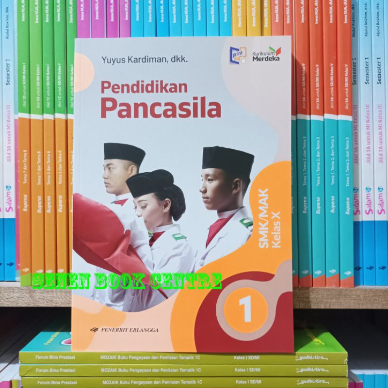 Jual Buku Pendidikan Pancasila Kelas 1/X 10 SMK Erlangga Kurikulum Merdeka | Shopee Indonesia