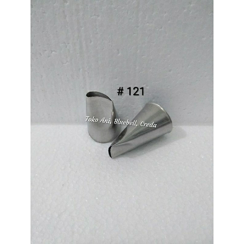 Jual Ateco Medium Rose Petal Curve Pastry Piping Tip #121 / Ateco Spuit ...