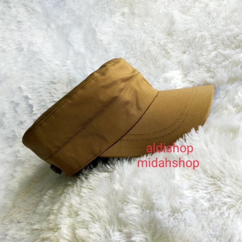 Jual TOPI KOMANDO TANPA VELCRO COKLAT | Shopee Indonesia