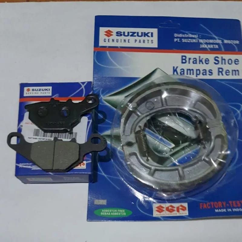 Jual PAKET KAMPAS REM DEPAN BELAKANG SUZUKI NEX LETS ADDRESS 1 (SGP5+SGP7) | Shopee Indonesia