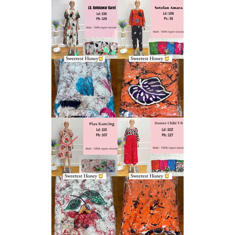 Jual DASTER SETELAN ELIF BAJU BATIK KHAS SOLO KEKINIAN Adem nyaman ...