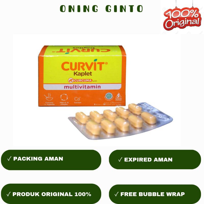 Jual CURVIT KAPLET BLISTER 10 KAPLET | Shopee Indonesia