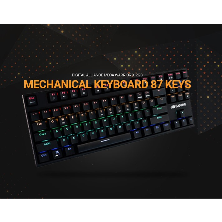 Jual Digital Alliance DA Meca Warrior X RGB TKL Gaming Keyboard ...