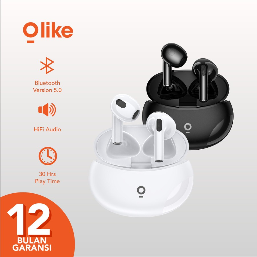 Jual Olike EJ2 True Wireless Bluetooth 5.1 Earphone Earbuds TWS Headset Hi-FI Sound Quality ...