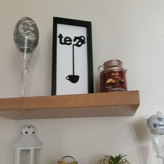 Jual Hiasan dinding 1 huruf kayu tulisan Tea tarik - Pajangan walldecor ...