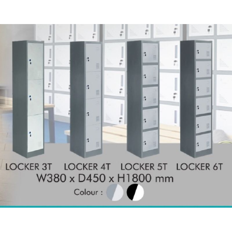 Jual Locker Besi Frontline Susun 3/4/5/6 - Locker 6T | Shopee Indonesia