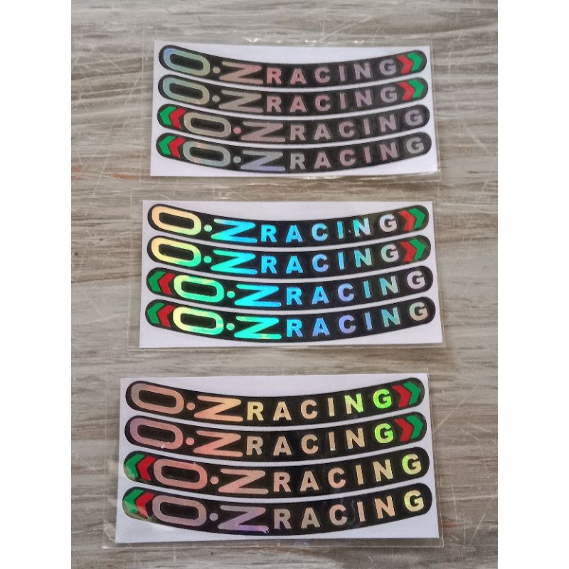 Jual stiker list velg OZ RACING stiker motor hologram | Shopee Indonesia