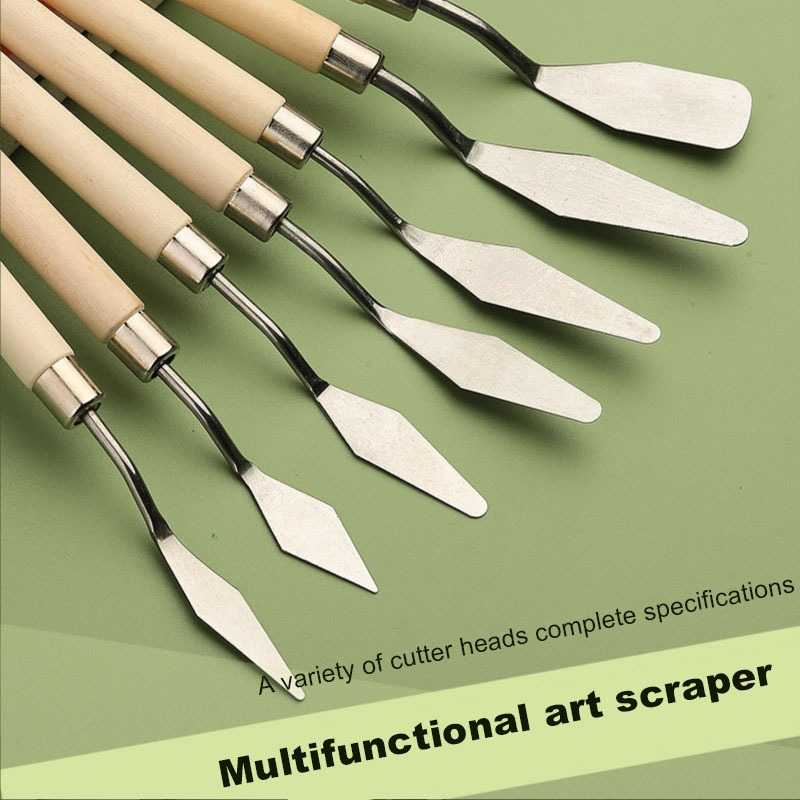 Jual IMPORT PALETE PISAU SPATULA DEKORASI KUE LUKIS KNIFE SPATULA PALET ...