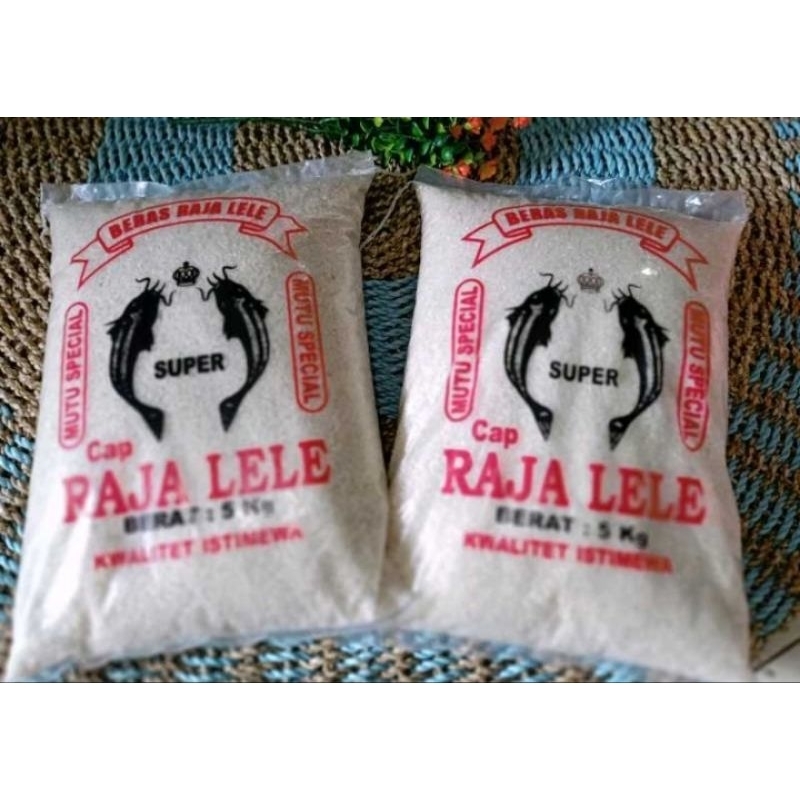 Jual Beras Putih Pulen Cap Raja Lele 5 kg | Shopee Indonesia
