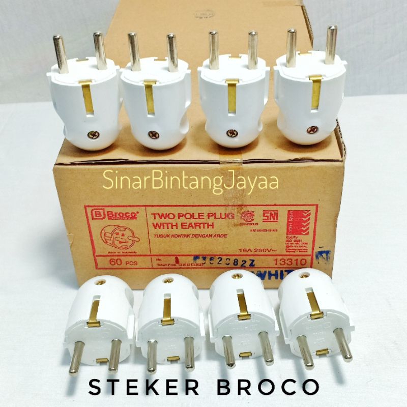 Jual STEKER BROCO/ COLOKAN BROCO / STEKER ARDE BROCO-13310 | Shopee ...