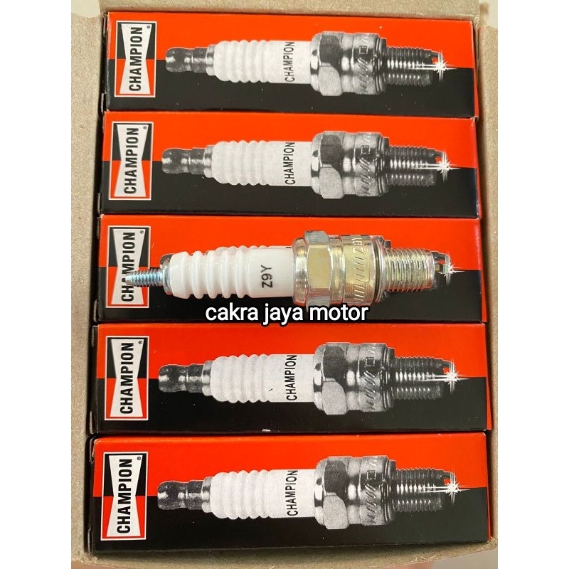 Jual 1 BOX = 10 Pcs Busi Champion Z9Y Bebek Matic Busi Grand Supra Busi ...