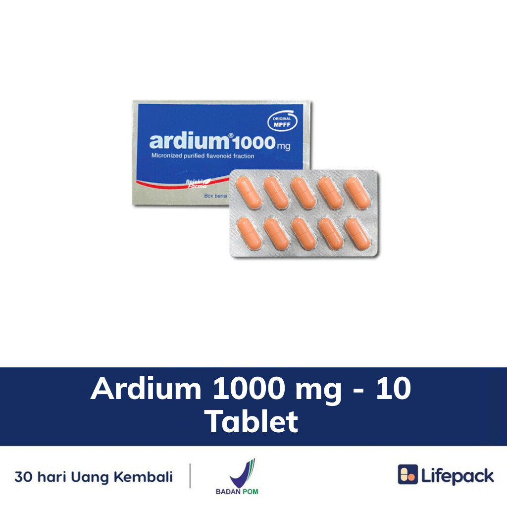 Jual Ardium 1000 mg - 10 Tablet - LIFEPACK | Shopee Indonesia