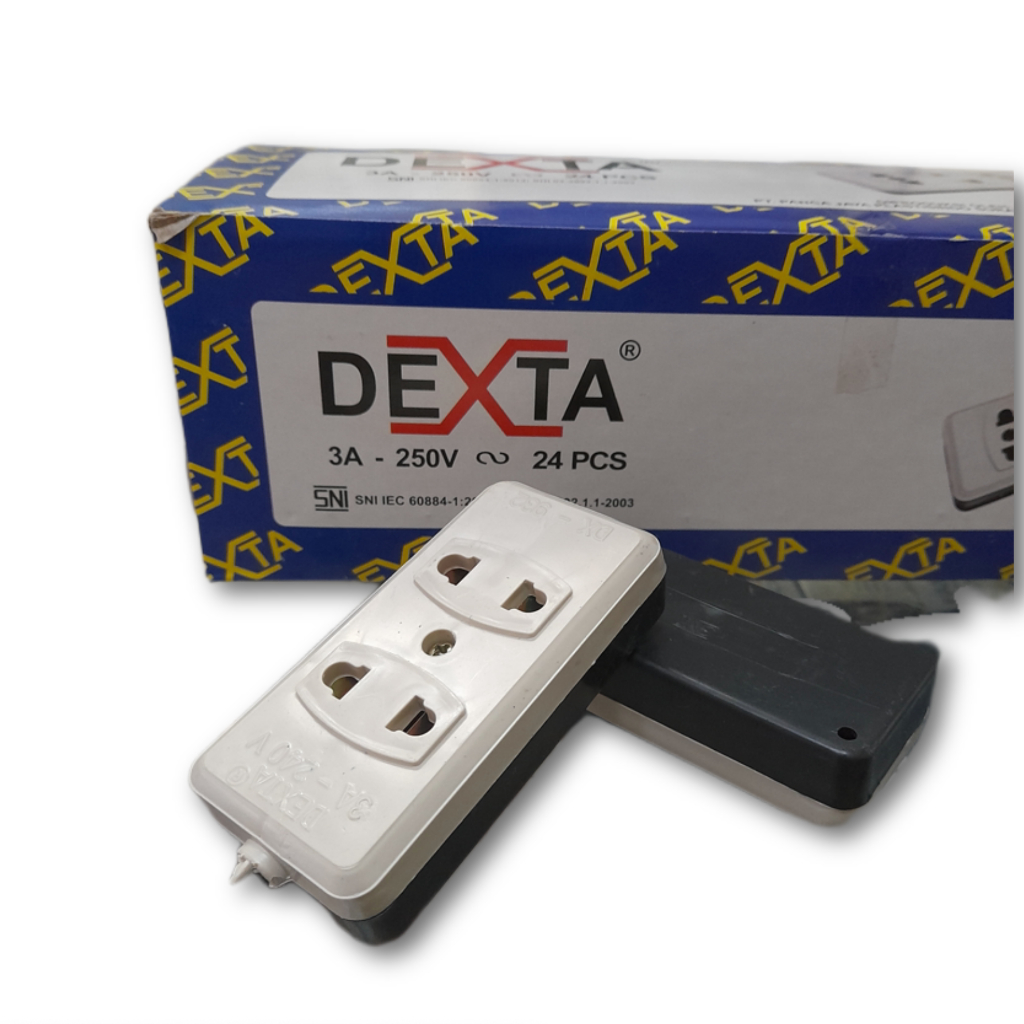 Jual TERMINAL STOP KONTAK LISTRIK 2 LUBANG GEPENG DEXTA DX-932 | Shopee ...