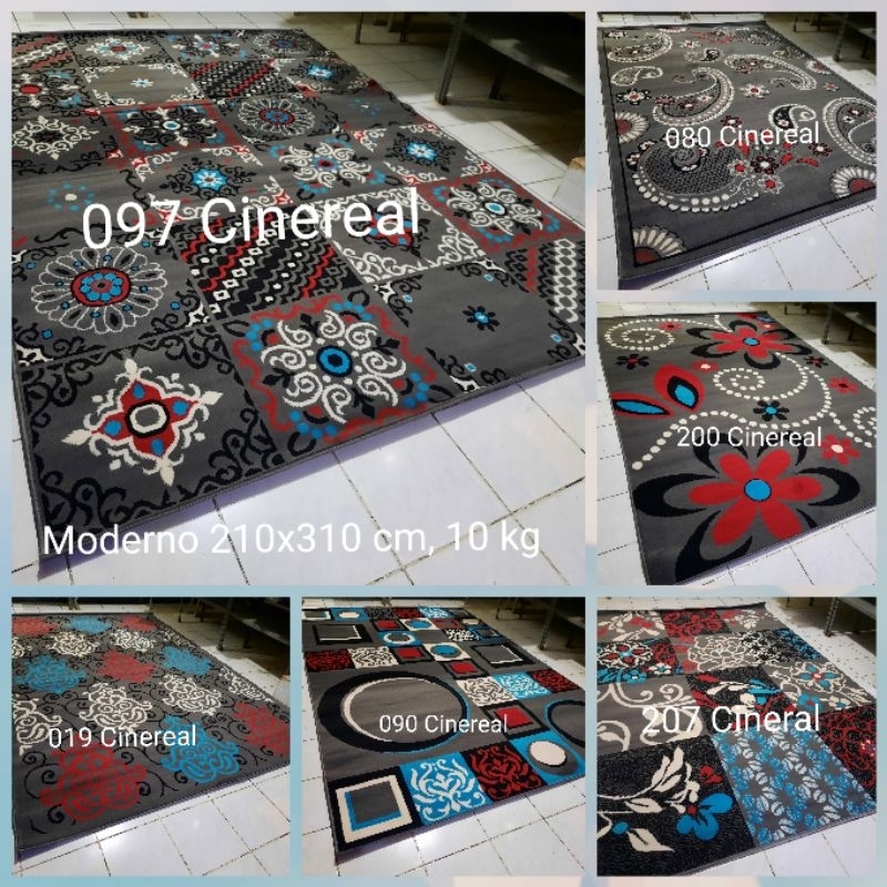 Jual Karpet Permadani Besar Jumbo Grey Abu-abu 210x310 cm | Shopee ...