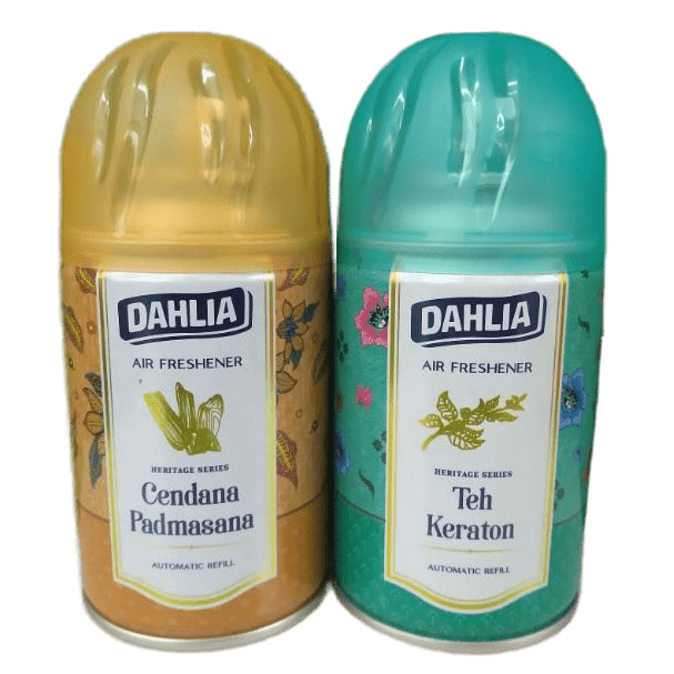 Jual DAHLIA AIR FRESHENER TABUNG 225ml HERITAGE SERIES REFILL CENDANA ...