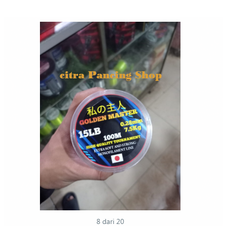 Jual SENAR PANCING GALATAMA MASTER GOLDEN WARNA PUTIH SUSU / SENAR ANTI ...
