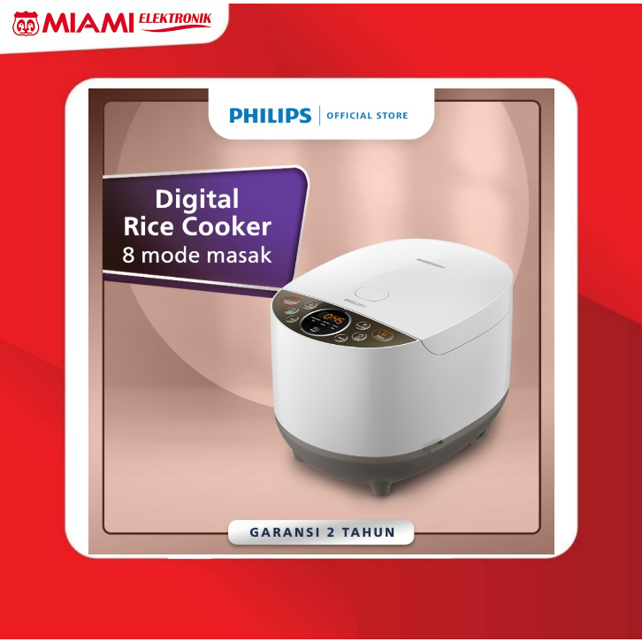 Jual Philips HD4515/33 / HD4515 Digital Rice Cooker 1.8L - Fuzzy Logic ...