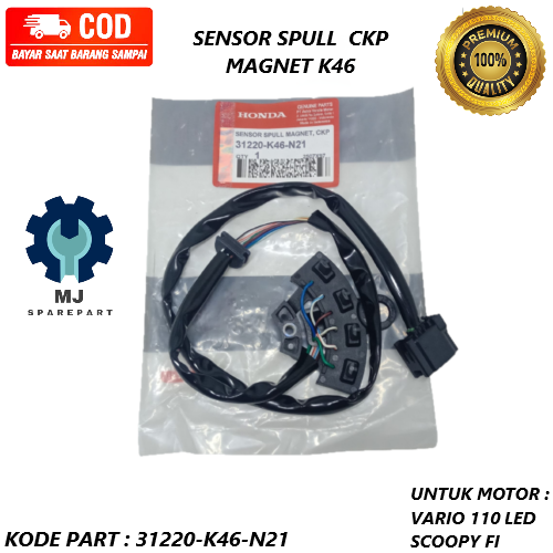 Jual SENSOR SPULL CKP MAGNET KAKI 4 VARIO 110 ESP K46 MURAH DAN ...