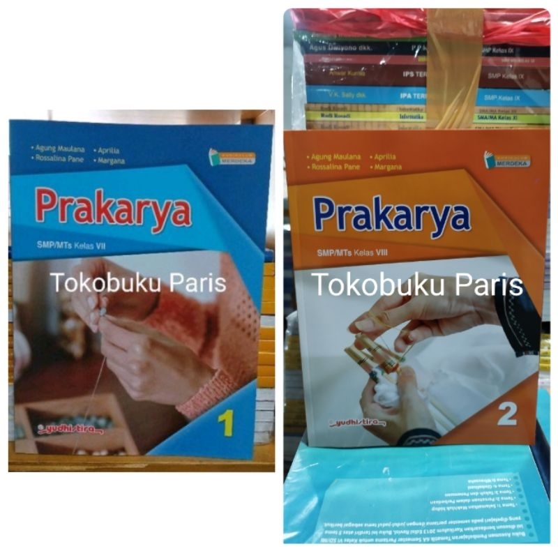 Jual ORI Buku Prakarya smp/mts kelas 1/7, 2/8 kurikulum merdeka Yudhistira | Shopee Indonesia