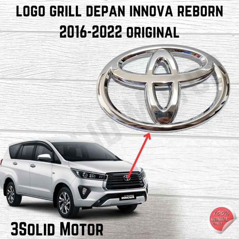 Jual LOGO GRILL DEPAN INNOVA REBORN 2016-2022 ORIGINAL | Shopee Indonesia