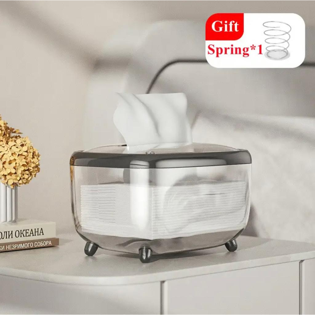 Jual tempat tisu kristal kotak tissue organizer meja kotak tisu crystal ...