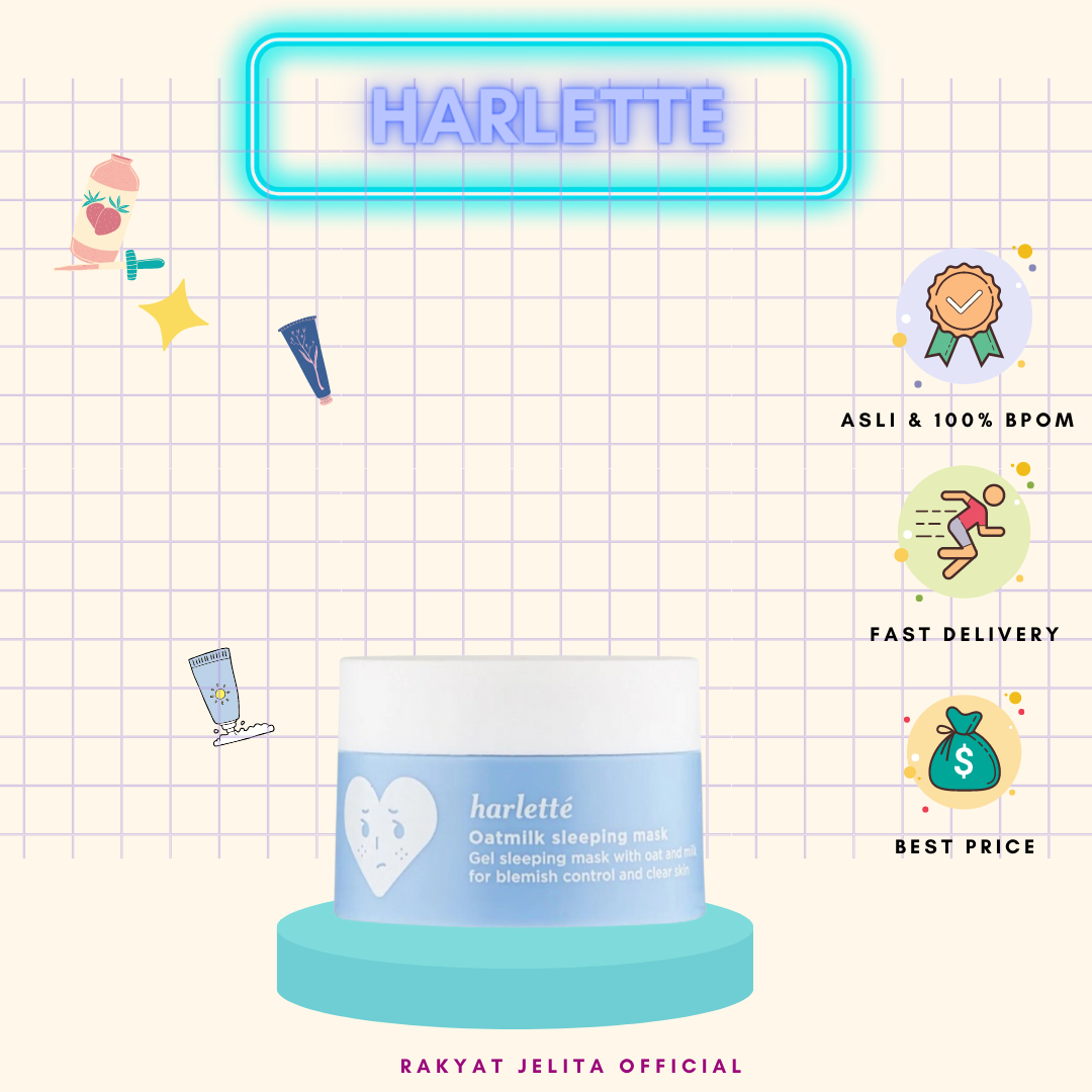 Jual Harlette Oatmilk Sleeping Mask 30gr | Shopee Indonesia