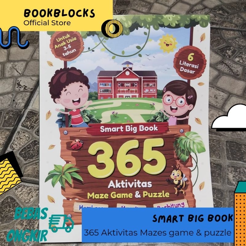 Jual Smart Big Book 365 Aktivitas Mazes Games & Puzzle | Shopee Indonesia