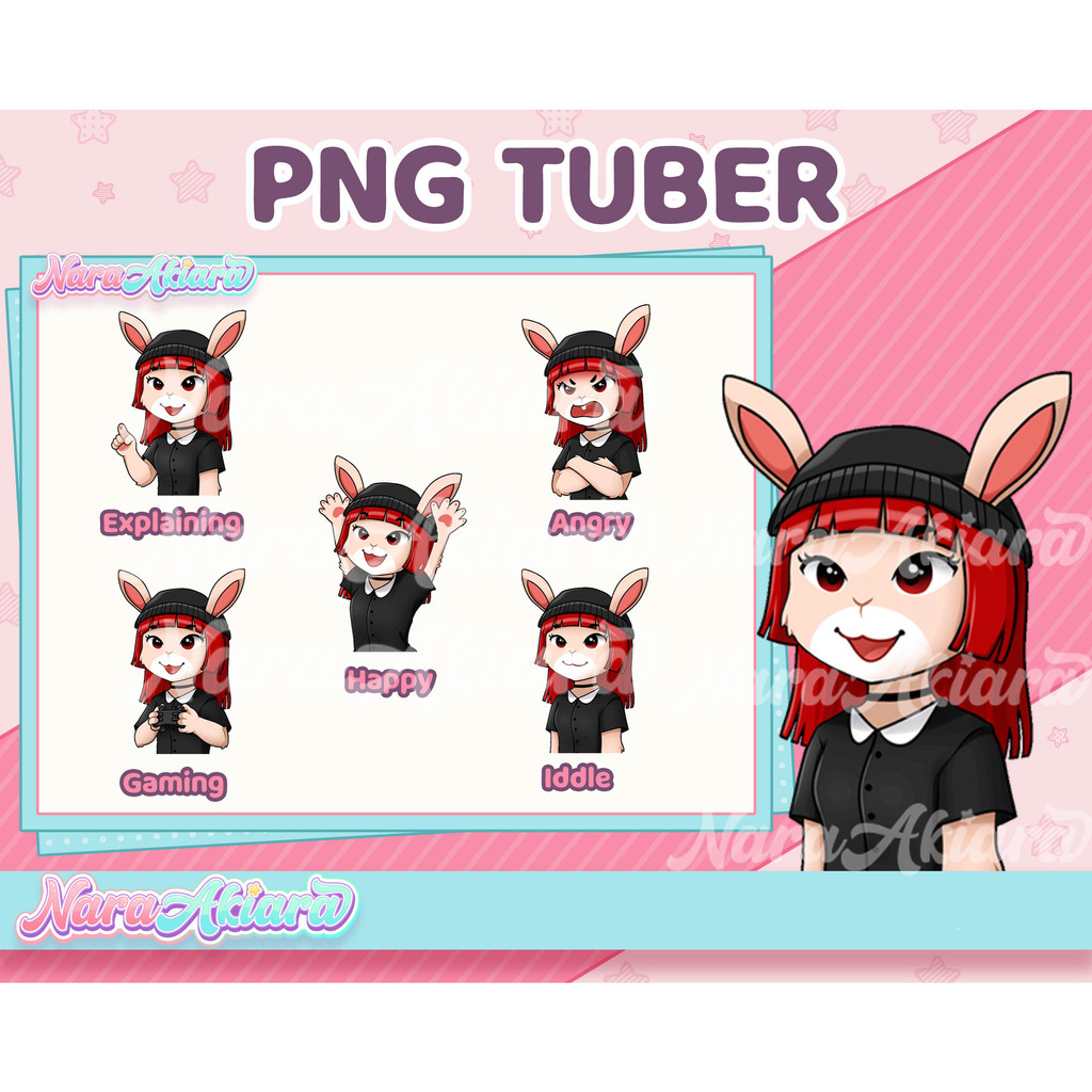 Jual PNG Tuber Karakter Lucu: Solusi Praktis untuk Streaming yang ...