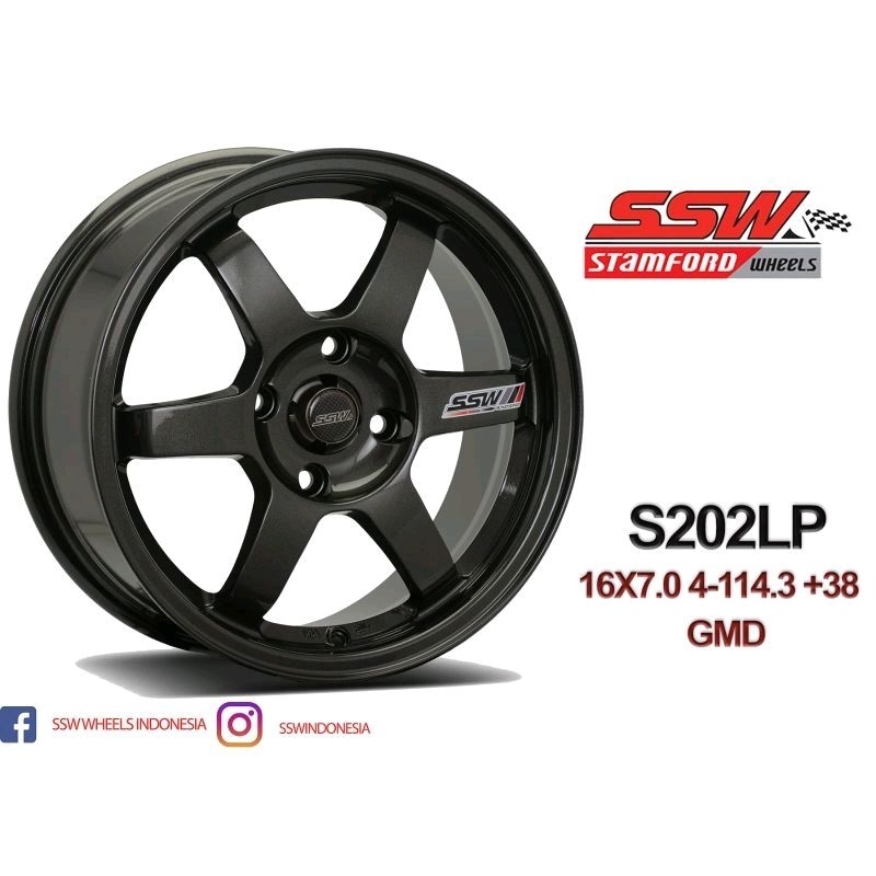 Jual Velg Original SSW S202 Ring 16 PCD 4x114.3 | Shopee Indonesia