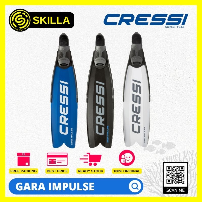 Jual Cressi Gara Modular Impulse Freediving Spearfishing Long Fins ...