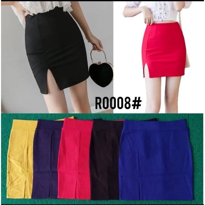 Jual (COD) MS R0008 8229 MIDI ROK SPAN MINI / OFFICIAL PENCIL SKIRT ...
