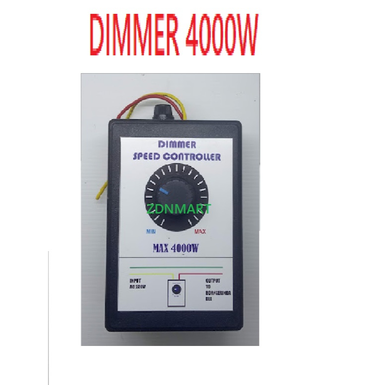 Jual Dimmer 4000W Motor Speed Controller 220V 4000 Watt | Shopee Indonesia