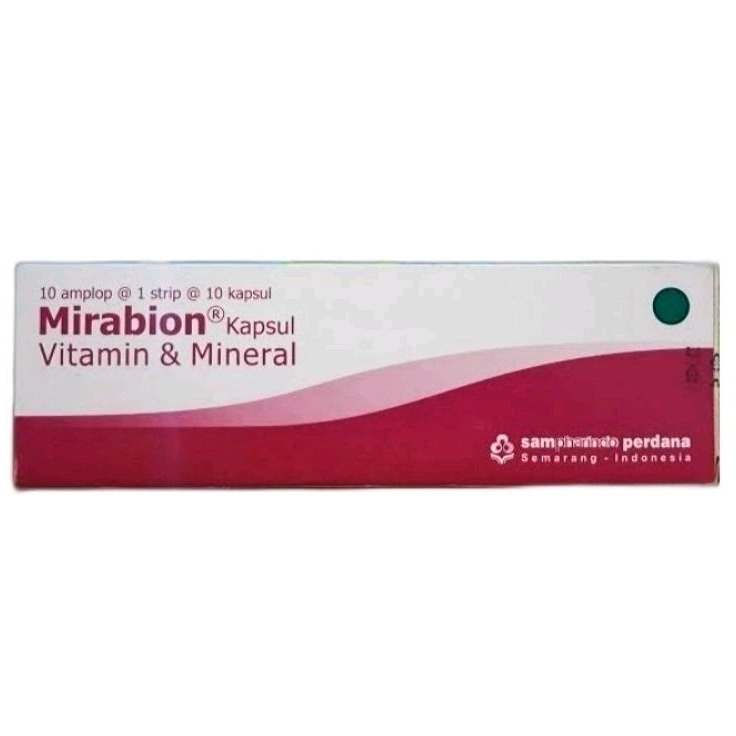 Jual MIRABION - Vitamin & Mineral (100's /Dus) | Shopee Indonesia