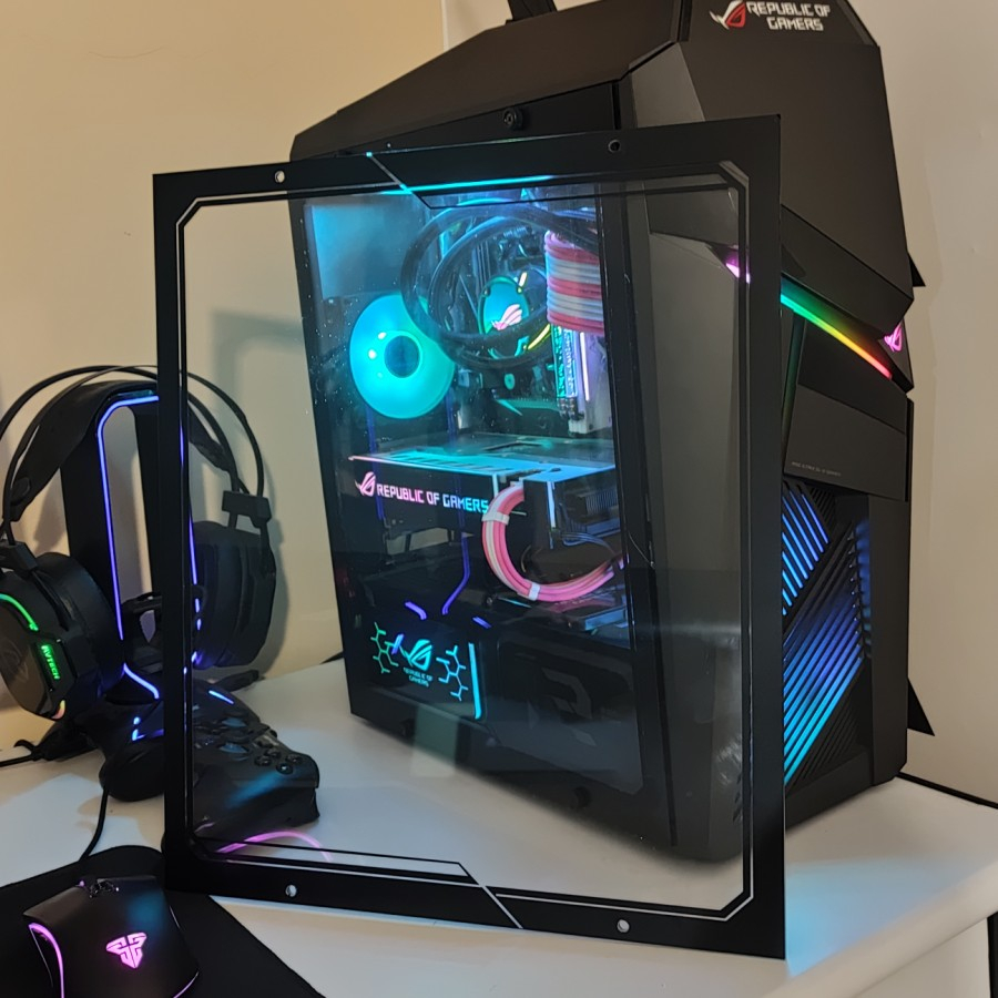 Jual custom cover casing pc akrilik acrylic pengganti kaca casing ...