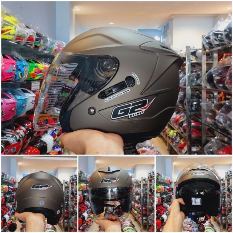 Jual HELM G2 OPTIMAX PAKET GANTENG | Shopee Indonesia