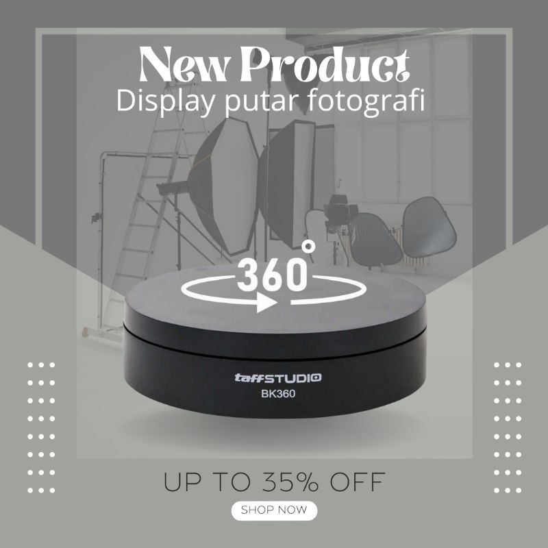 Jual Display Alat Putar Produk | Alas Pemutar Produk | Rotating Display ...