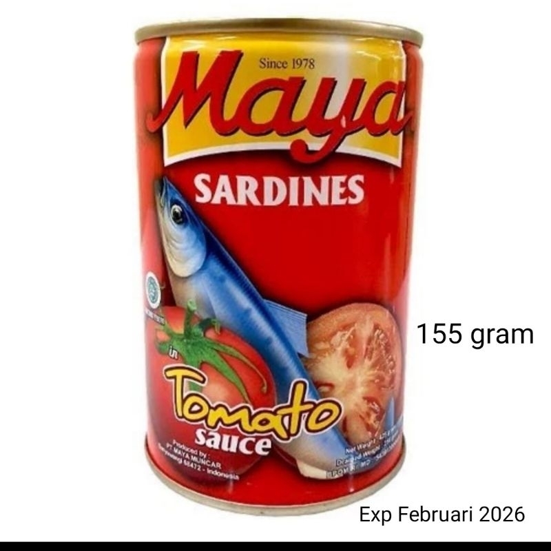 Jual maya sarden 155 gram (isi 100 kaleng) | Shopee Indonesia