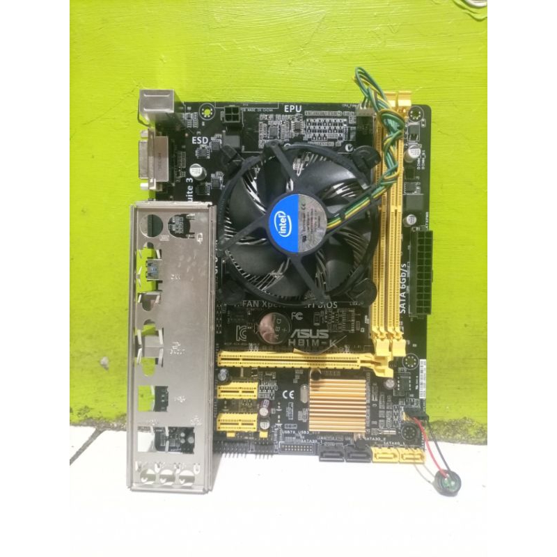 Jual Paketan Motherboard H81 Asus Gigabyte Intel Core i3 Haswell Plus Fan | Shopee Indonesia