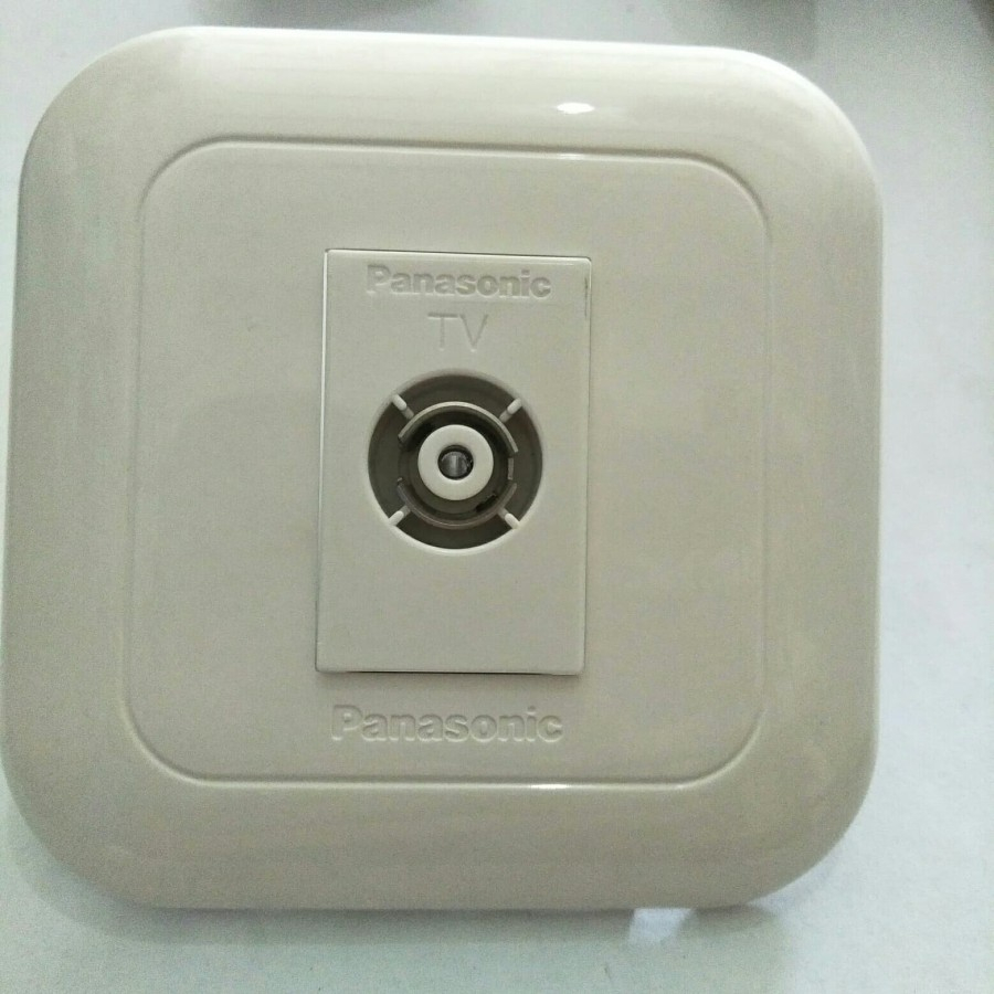 Jual stop kontak tanam terminal tv tipe din panasonic wej2501 | Shopee ...