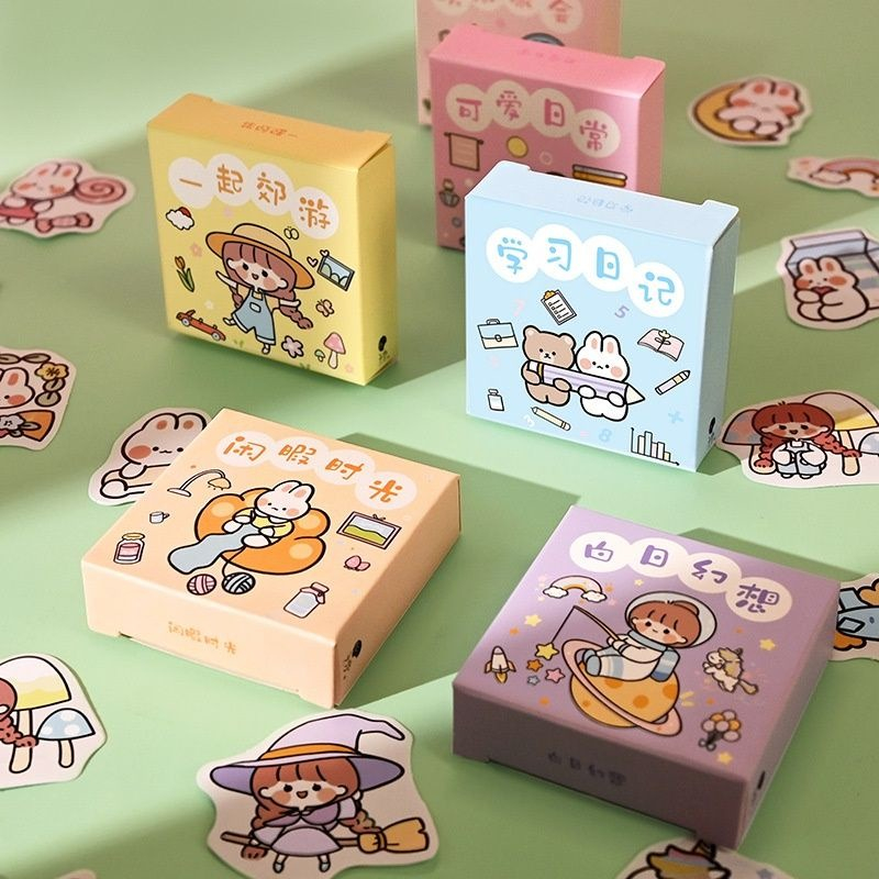 Jual 300 pcs - TS Deco Sticker BuJo DIY Scrapbook Stiker Hias / Stiker ...