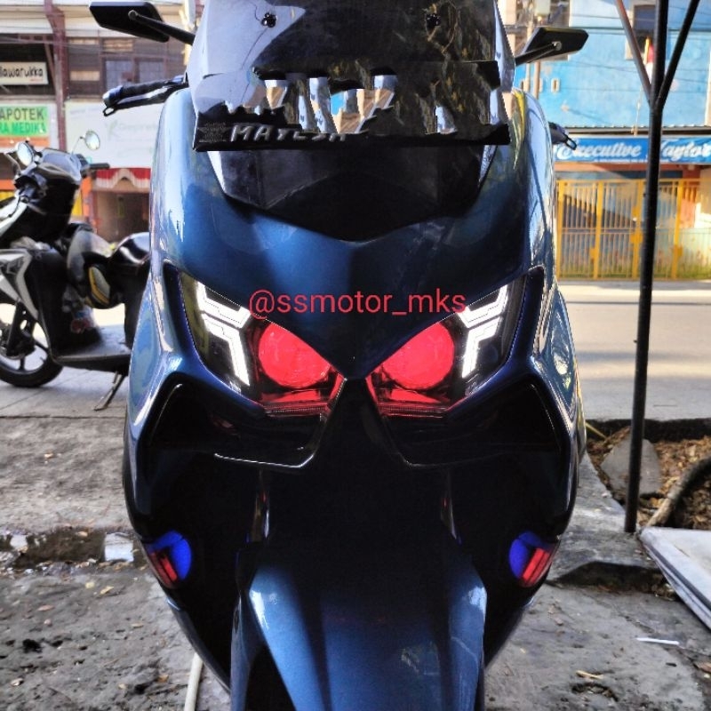 Jual HEADLAMP CUSTOM PROJIE BILED AES TURBO SE UPGRADE 60 WATT YAMAHA ...