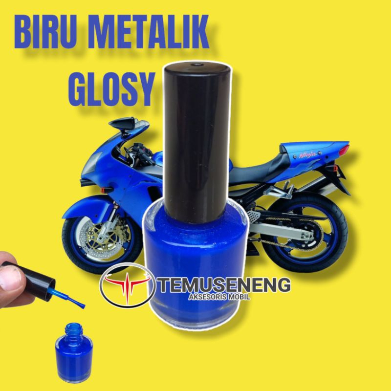 Jual Cat Biru Metalik Blue Metallic Penghilang Baret Lecet Mobil Motor ...