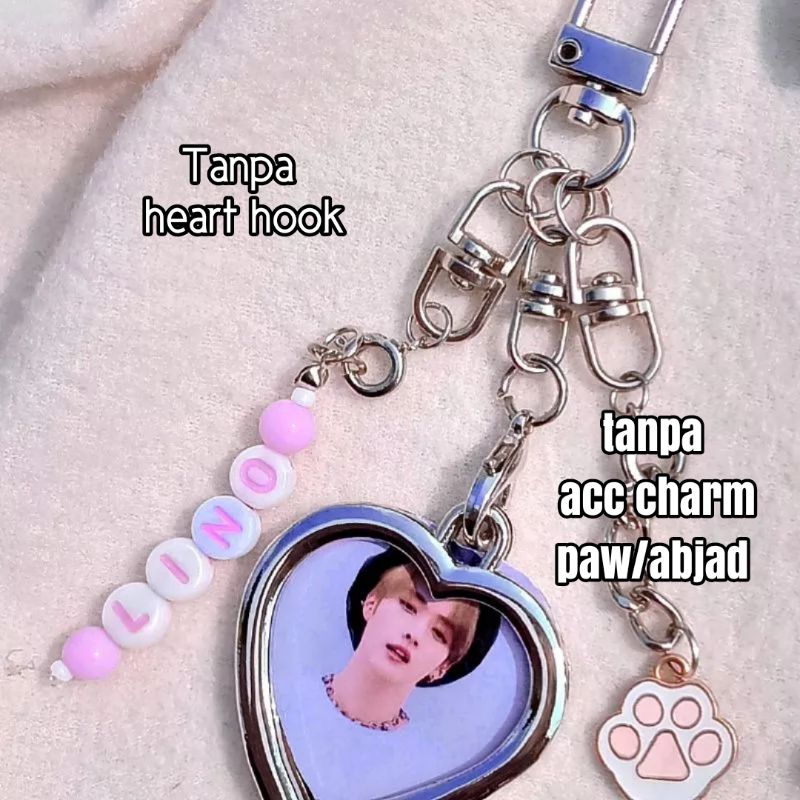 Jual [byalvsyhr] Keychain custom || phone hook with keychain ...