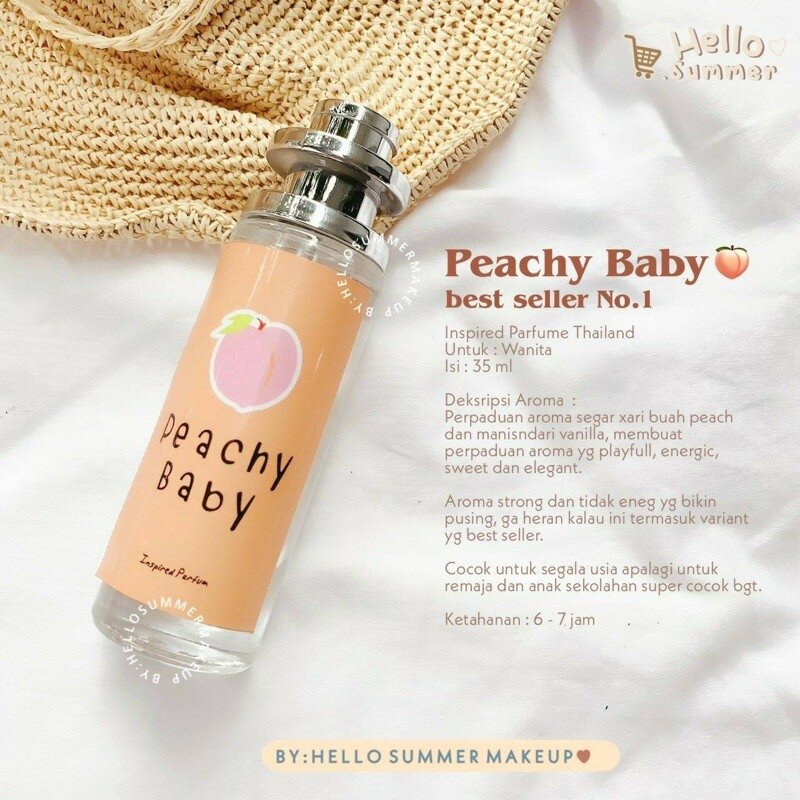 Jual GABBAR23 - Parfum Peach Baby 30ml Best Seller / Parfum Peach 30ml ...