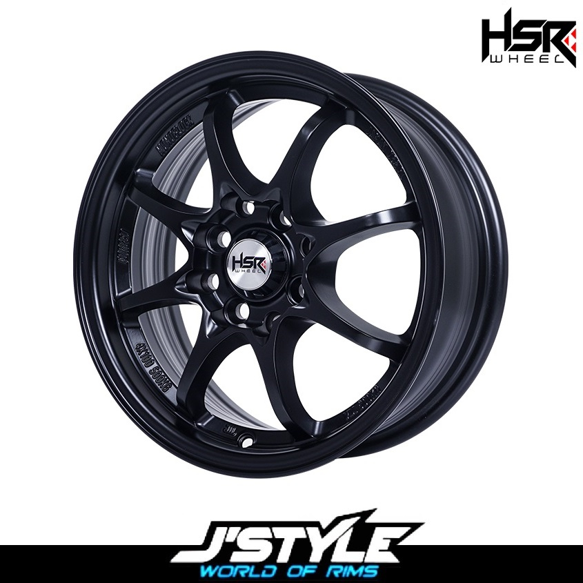 Jual VELG RACING HSR WHEEL HIROSHIMA 4197 RING 14X5,5 HOLE 8X100-114,3 ET35 BLACK | Shopee Indonesia