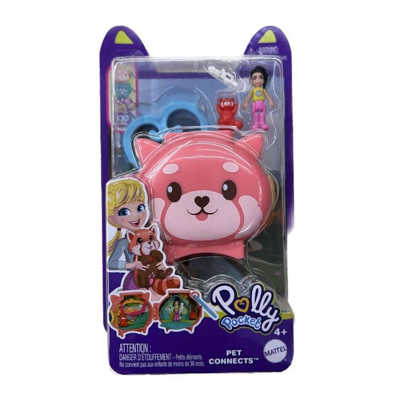 Jual Polly Pocket Pet Connects Red Panda Playset | Shopee Indonesia